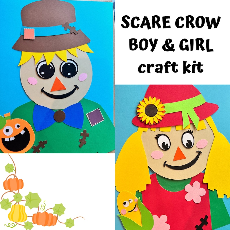 SET of FALL Craft Kit| Kids DIY Kit| Fall Activity for Kids| Preschool ...