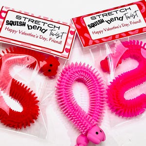 Valentine Stretchy Fidget Favors| Class Valentine’s Day Gifts - Etsy