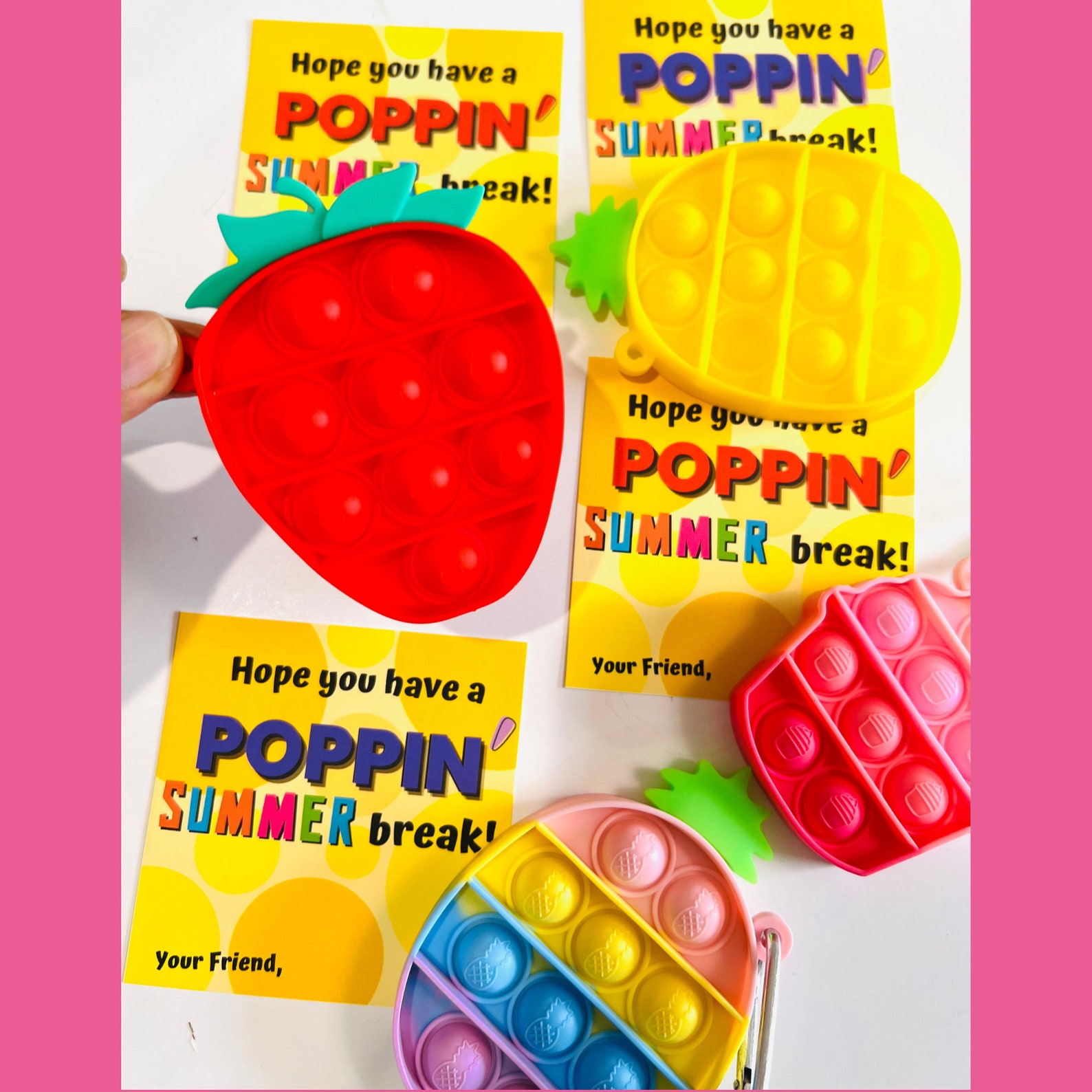End of School Year Classroom Gifts Popit Classroom Favors - Etsy