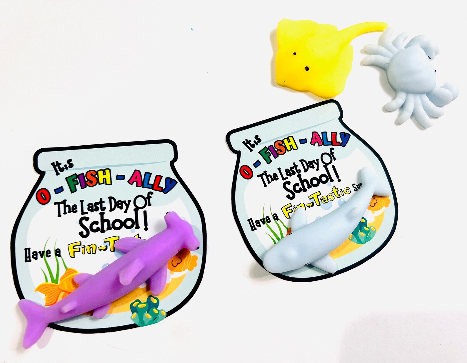 Sea Animals Squishy End of School Year Favors - Etsy