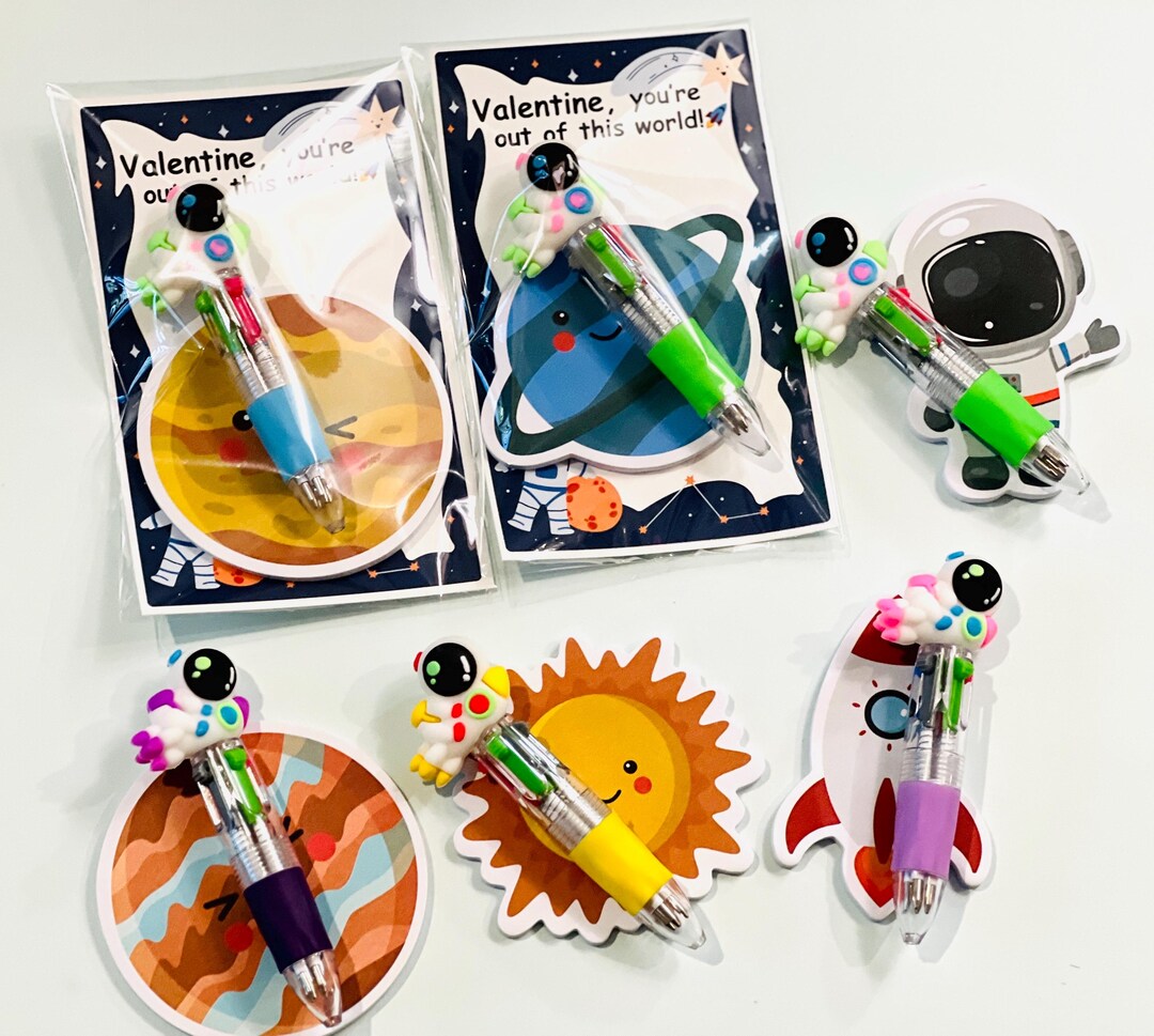 Space Valentine Pen & Notepad Favor | Valentine, You’re Out of This ...