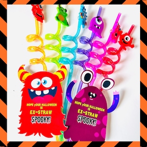 HALLOWEEN STRAW GIFTS for Halloween Party Favor, Trick or Treating I - Etsy