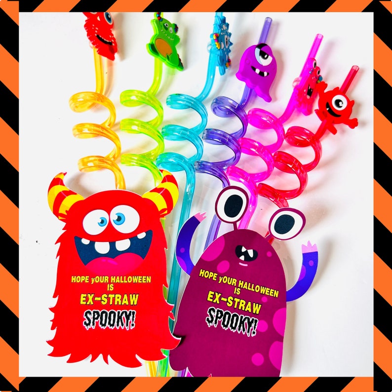 HALLOWEEN STRAW GIFTS for Halloween Party Favor, Trick or Treating I - Etsy