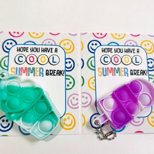 End of School Year Mini Pop Its Favors| Class Party Popit Favors - Etsy