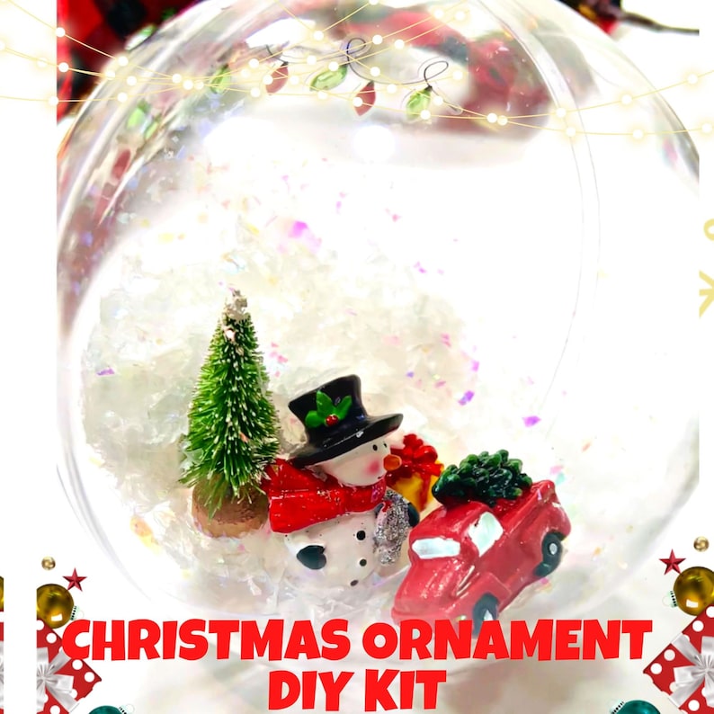 CHRISTMAS Ornament DIY Kit| Christmas Craft Kit| Christmas Gifts ...