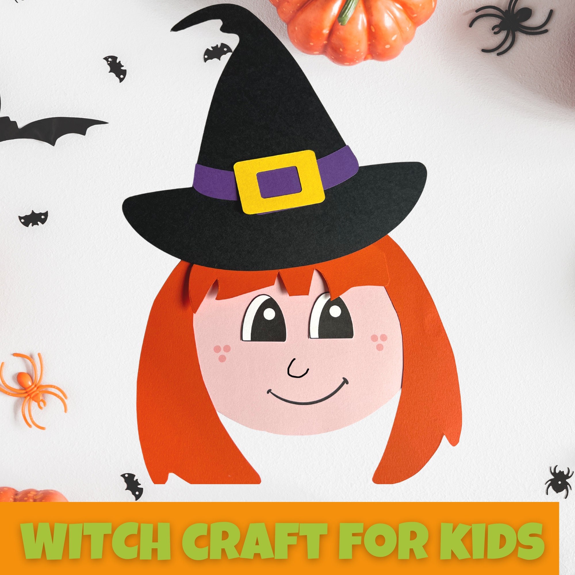 HALLOWEEN Paper Witch Craft Halloween Craft Fall Craft Ideas Halloween ...