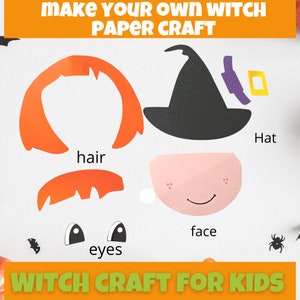 HALLOWEEN Paper Witch Craft| Halloween Craft| Fall Craft Ideas ...