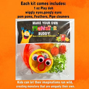 Halloween MONSTER Kit| Build Your Own Monster| Halloween Classroom ...