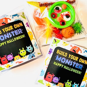 Halloween MONSTER Kit| Build Your Own Monster| Halloween Classroom ...