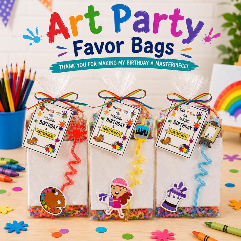 Mini Canvas Easel Favors - Etsy