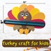 Thanksgiving Turkey Paper Craft Kits for Kidsthanksgiving Kid's Turkey ...