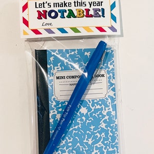 Back to School Favors for Kids. Mini Notepad and Pen Favors - Etsy