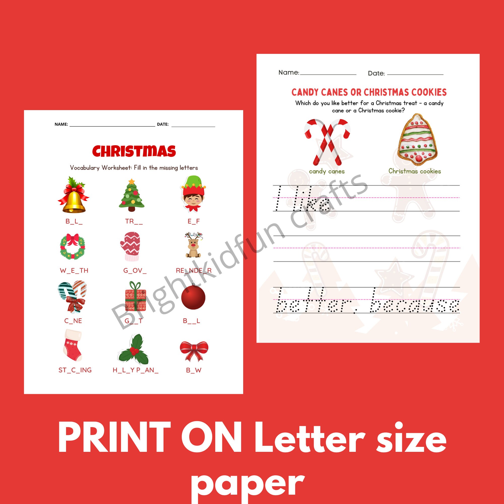 Christmas Activity Pages for Kids Christmas Activities Printable ...