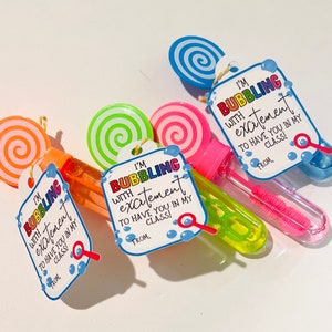 Back to School Bubble Favors for Class - Etsy