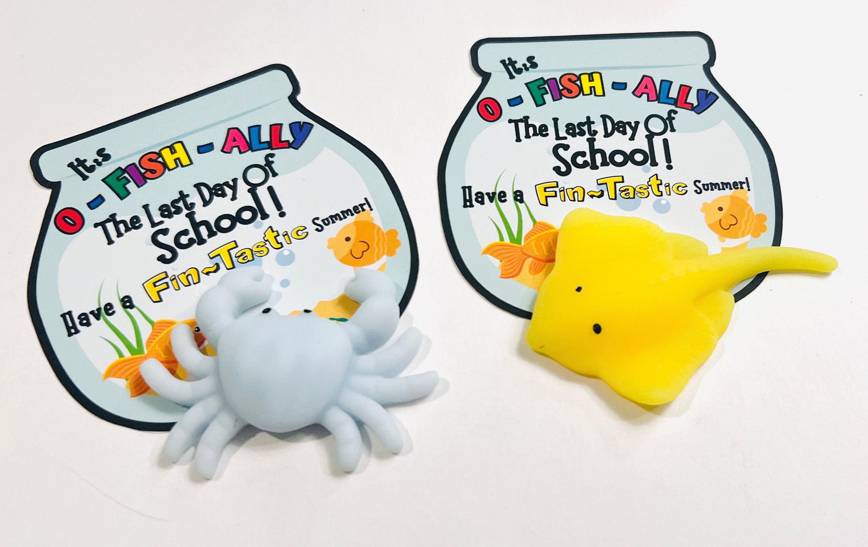 Sea Animals Squishy End of School Year Favors - Etsy
