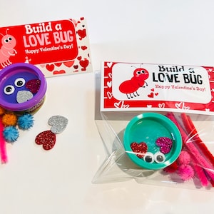 Build A Love Bug| Valentine Favors - Etsy