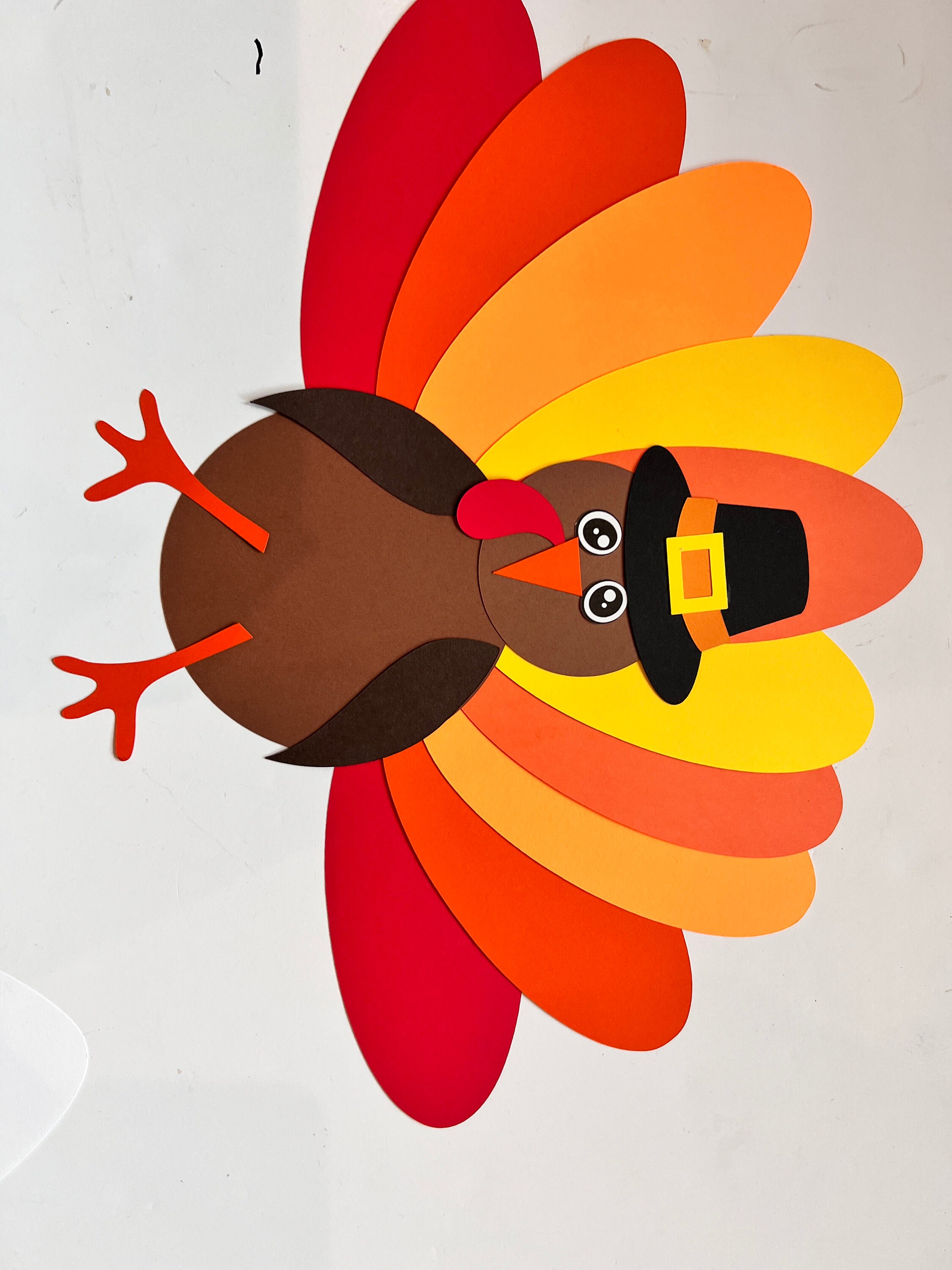 Turkey Paper Craft Kit| Thanksgiving Craft Activity| DIY Kids Craft ...