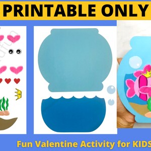 Valentine Fish Craft for Kids - Etsy
