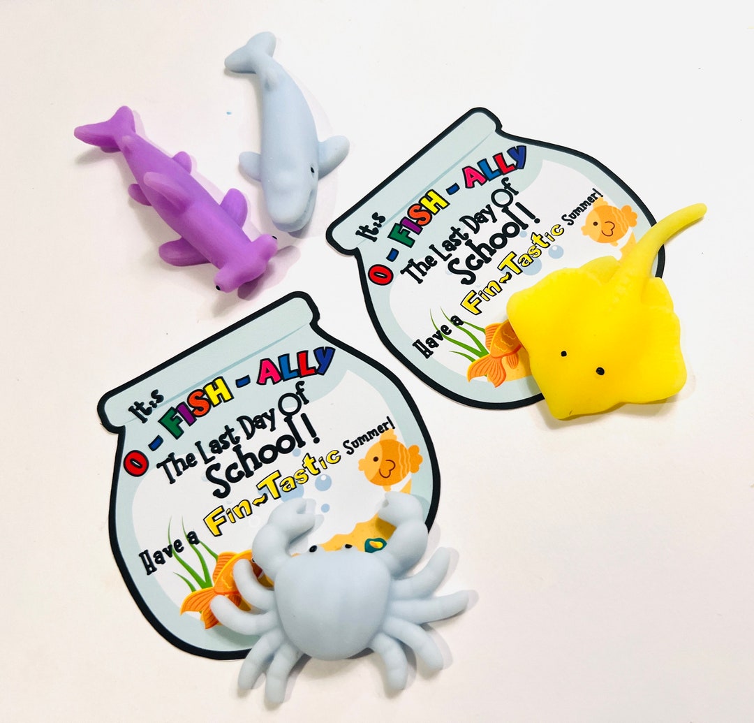 Sea Animals Squishy End of School Year Favors - Etsy