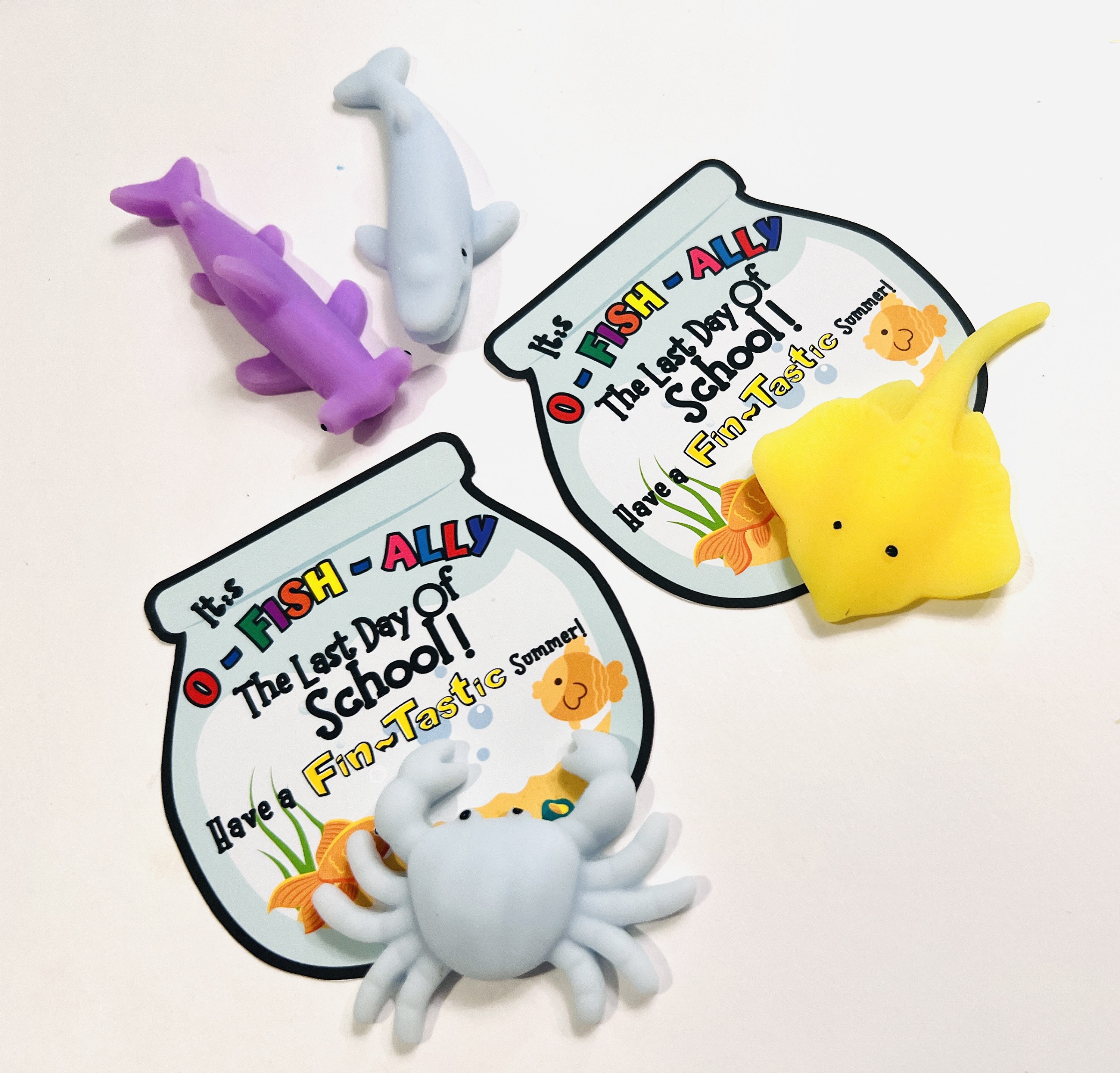 Sea Animals Squishy End of School Year Favors - Etsy