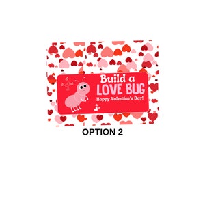 Build A Love Bug| Valentine Favors - Etsy