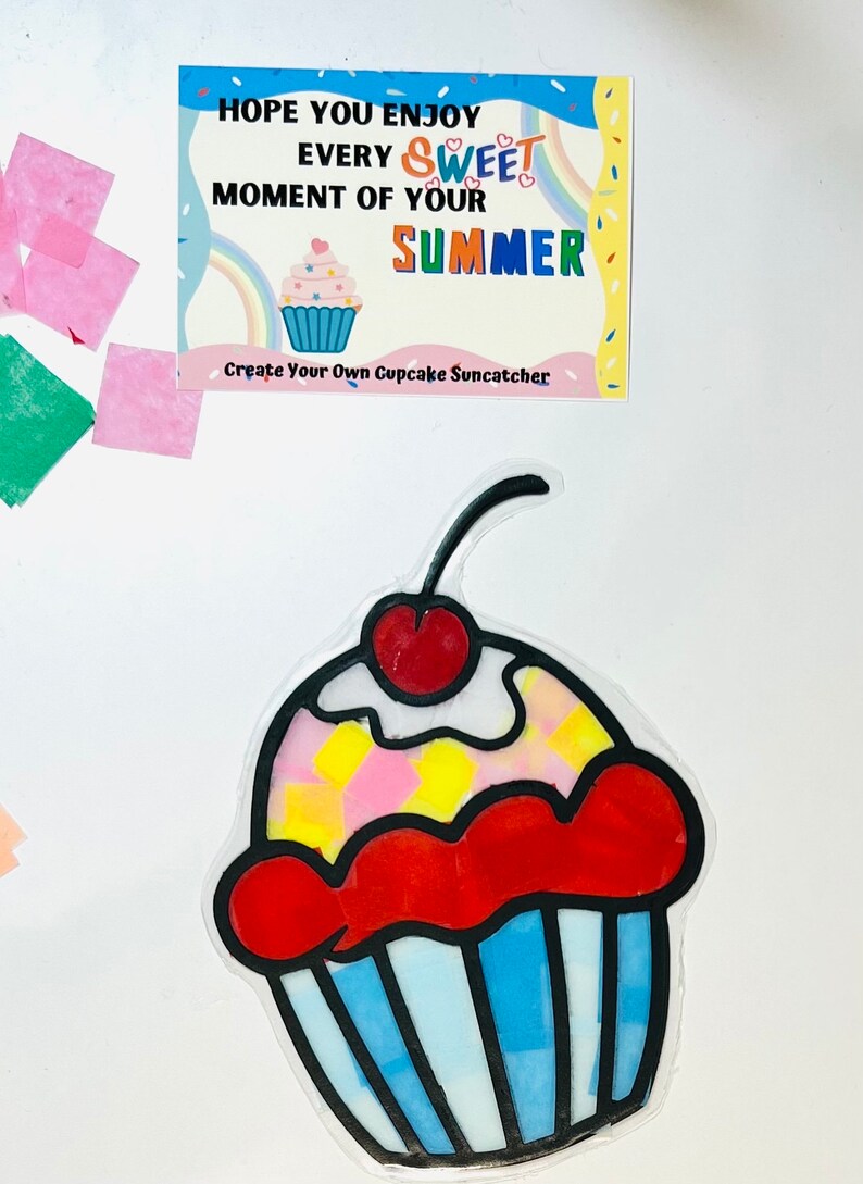 Summer Sun-catcher DIY Kit Party Pack for Kids End of School - Etsy
