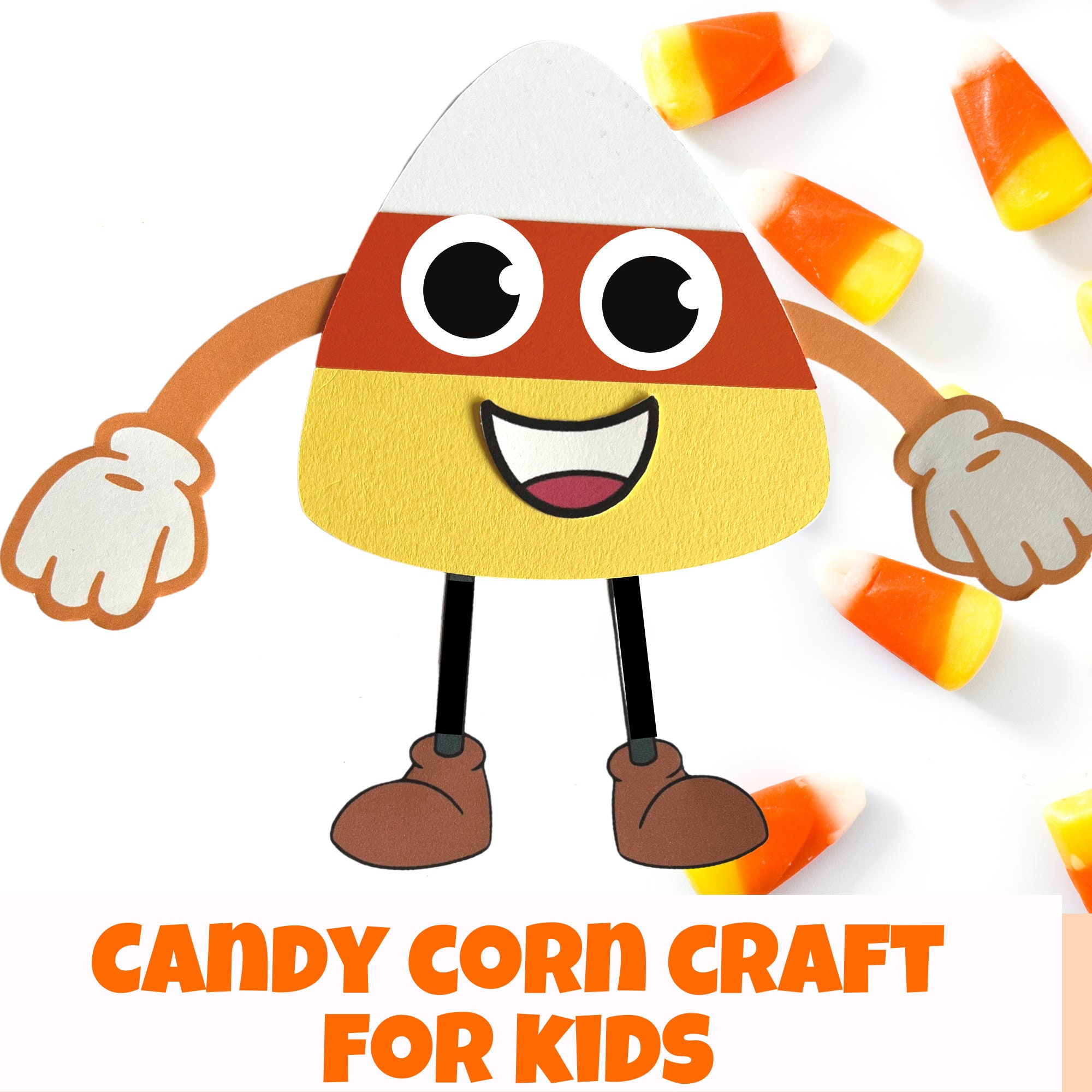 Candy Corn Craft for Kids|preschool Craft| Toddler Craft| DIY Kit ...