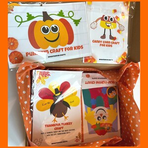 SET of FALL Craft Kit| Kids DIY Kit| Fall Activity for Kids| Preschool ...