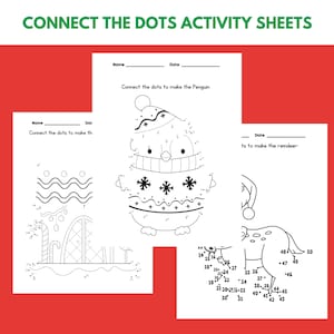 Christmas Activity Pages for Kids| Christmas Activities Printable ...
