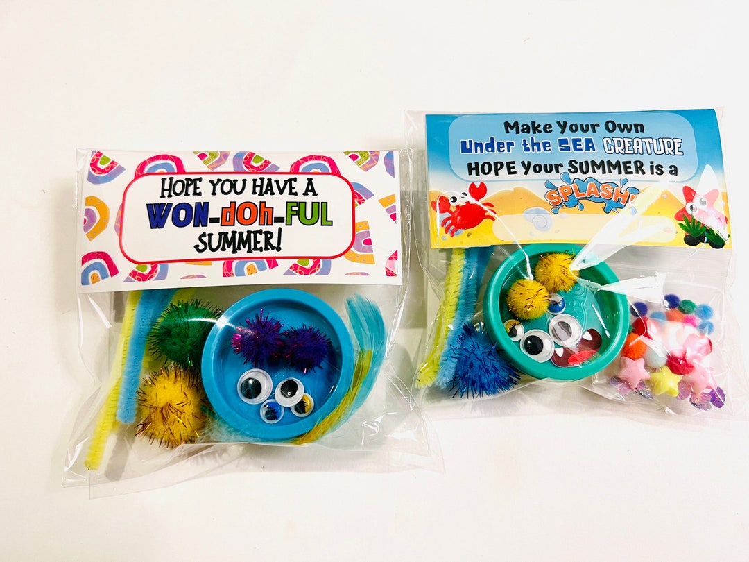 Playdoh Summer Favors/ End of School Year Favors/last Day of School ...