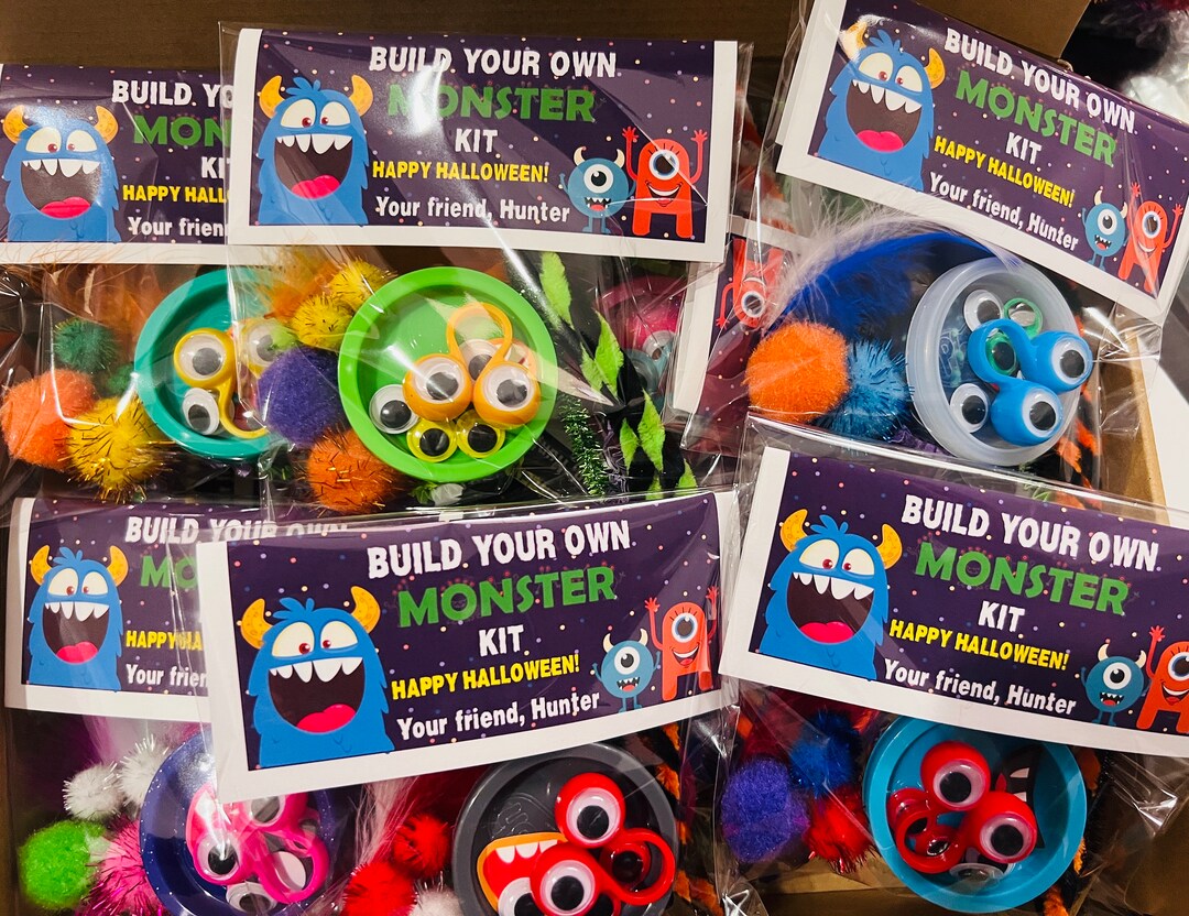 Halloween MONSTER Kit| Build Your Own Monster| Halloween Classroom ...