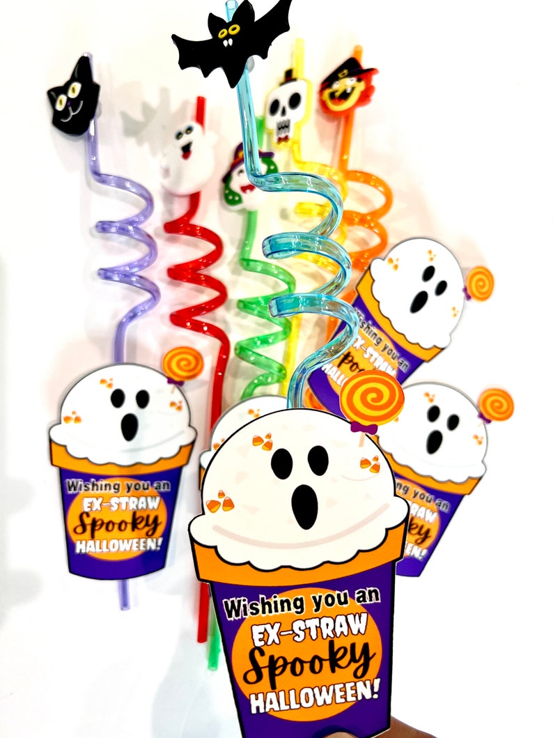 HALLOWEEN STRAW GIFTS for Halloween Party Favor, Trick or Treating I - Etsy