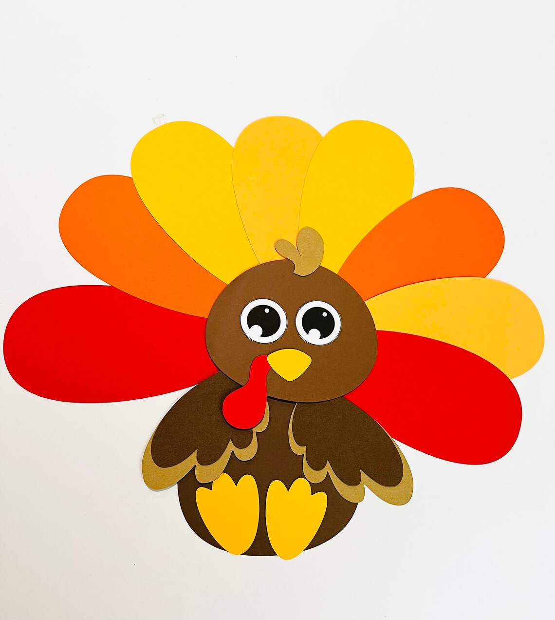Thanksgiving Turkey Paper Craft Kits for Kidsthanksgiving - Etsy