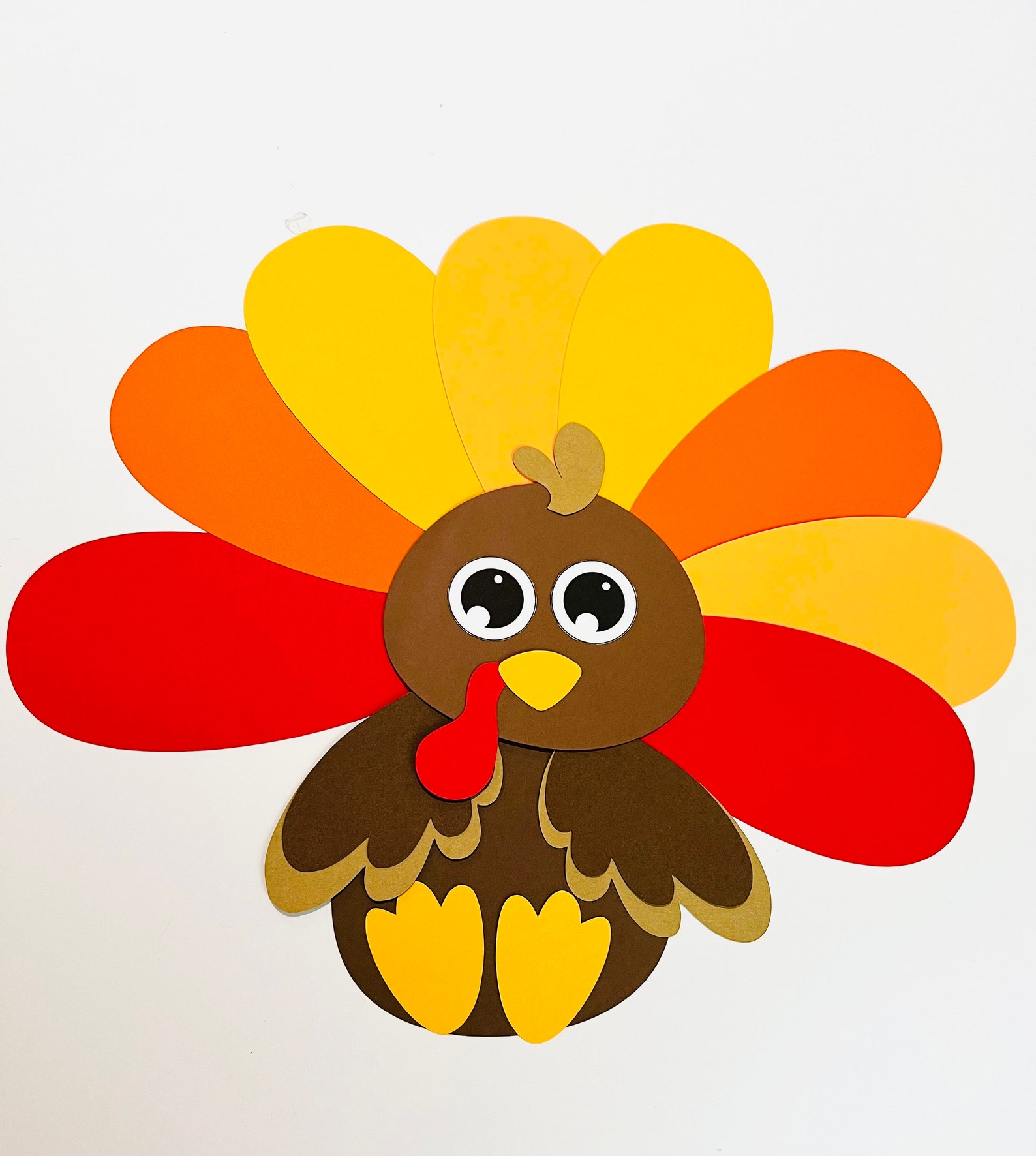 Thanksgiving Turkey Paper Craft Kits for Kidsthanksgiving - Etsy