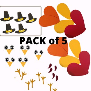 Turkey Paper Craft Kit| Thanksgiving Craft Activity| DIY Kids Craft ...