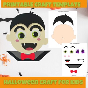 PRINTABLE HALLOWEEN CRAFT Template| Halloween Craft for Kids| - Etsy