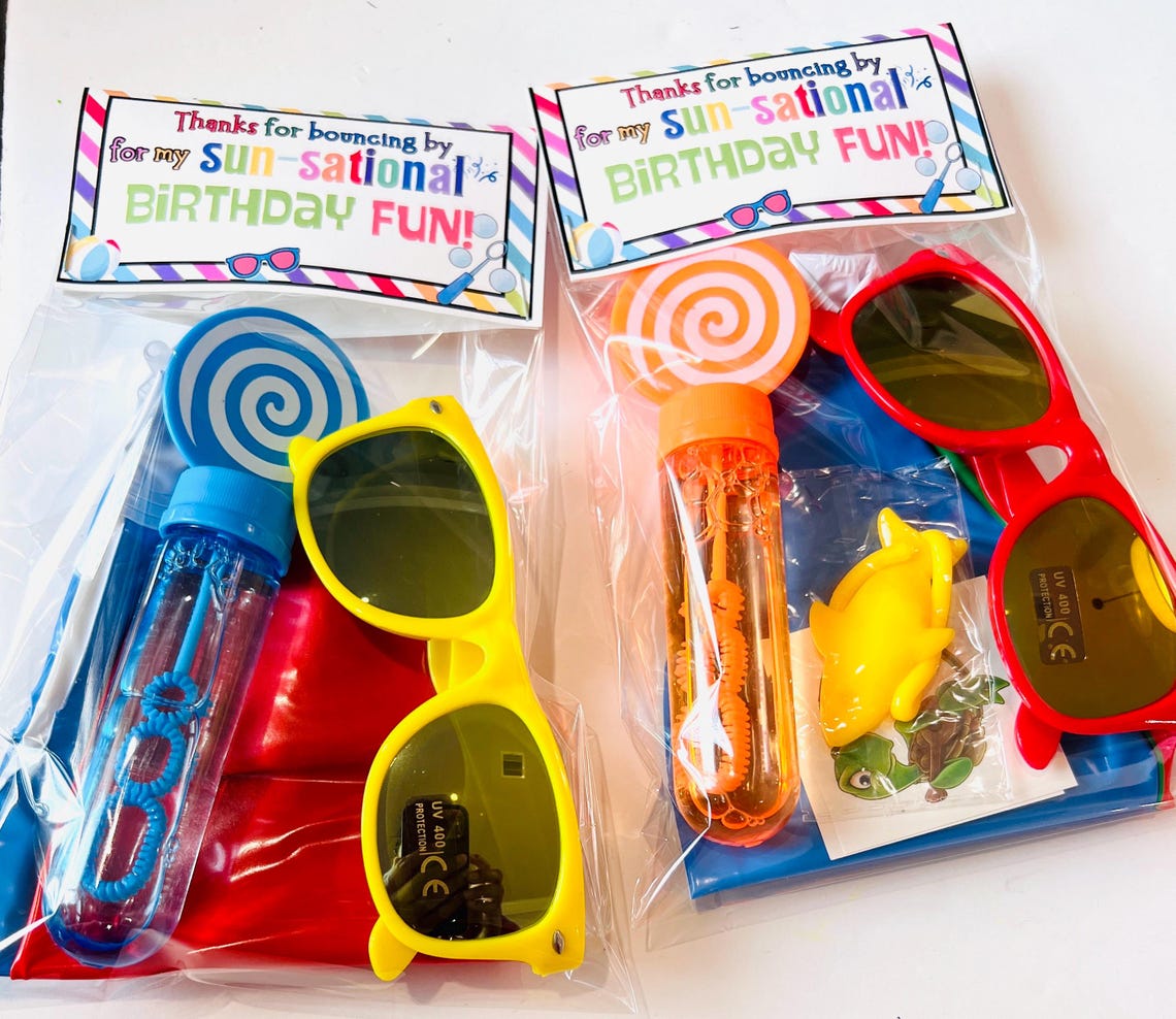 Kids Pool Party Favors, Summer Birthday Party Favors, Summer Camp Gifts ...