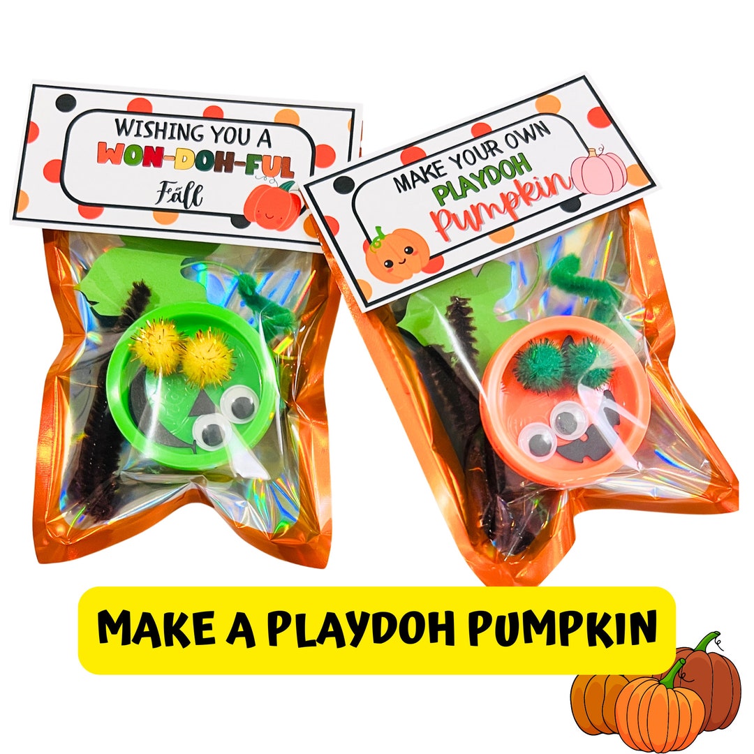 Play-doh Pumpkin Kit: Fall Activity, Party Favor - Etsy