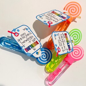 Back to School Bubble Favors for Class - Etsy