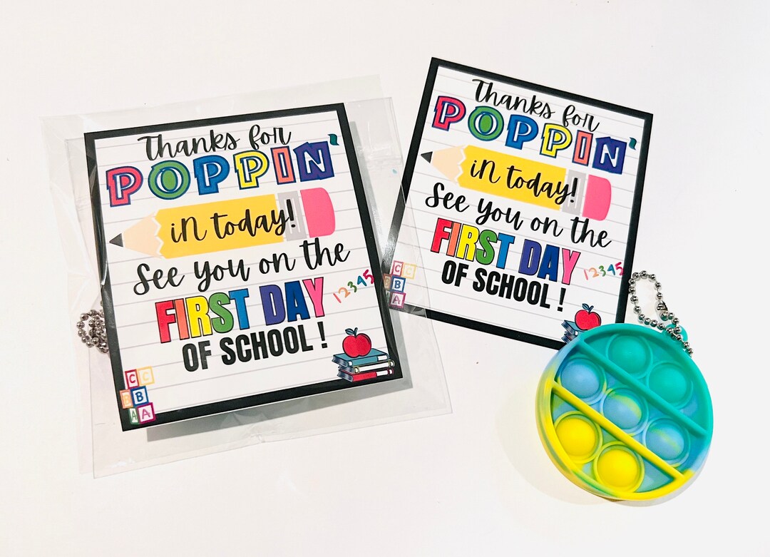 Back to School Student Gifts| Mini Pop It Keychain Gift |teacher ...