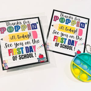Back to School Student Gifts| Mini Pop It Keychain Gift |teacher ...