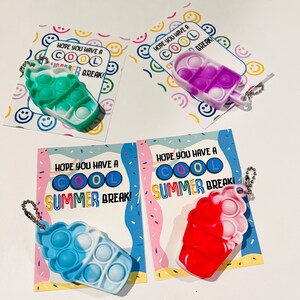 End of School Year Mini Pop Its Favors Class Party Popit Favors - Etsy