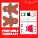 Gingerbread Boy and Girl Craft Printable Templates| Winter Crafts ...