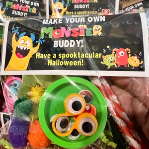 Halloween MONSTER Kit| Build Your Own Monster| Halloween Classroom ...