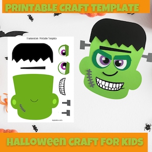 PRINTABLE HALLOWEEN CRAFT Template| Halloween Craft for Kids| - Etsy