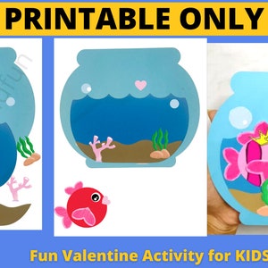 Valentine Fish Craft for Kids - Etsy
