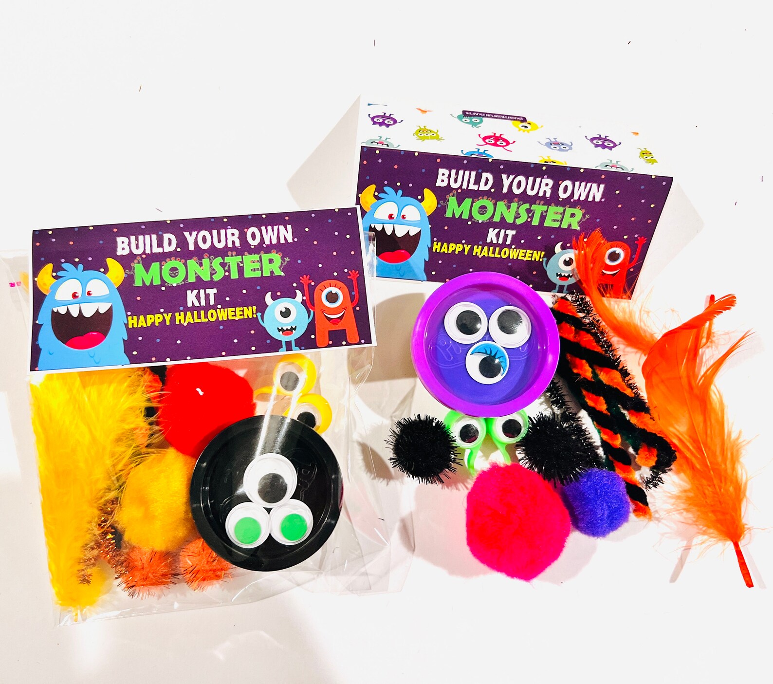 Halloween MONSTER Kit Build Your Own Monster Halloween - Etsy
