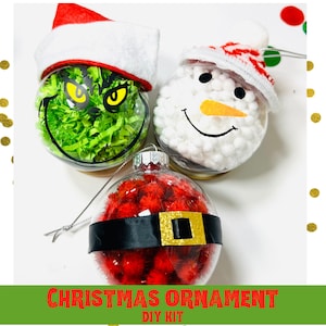 Holiday Ornament Kit| DIY Christmas Ornaments| Christmas Ornament KIT ...