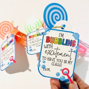 Back to School Bubble Favors for Class - Etsy