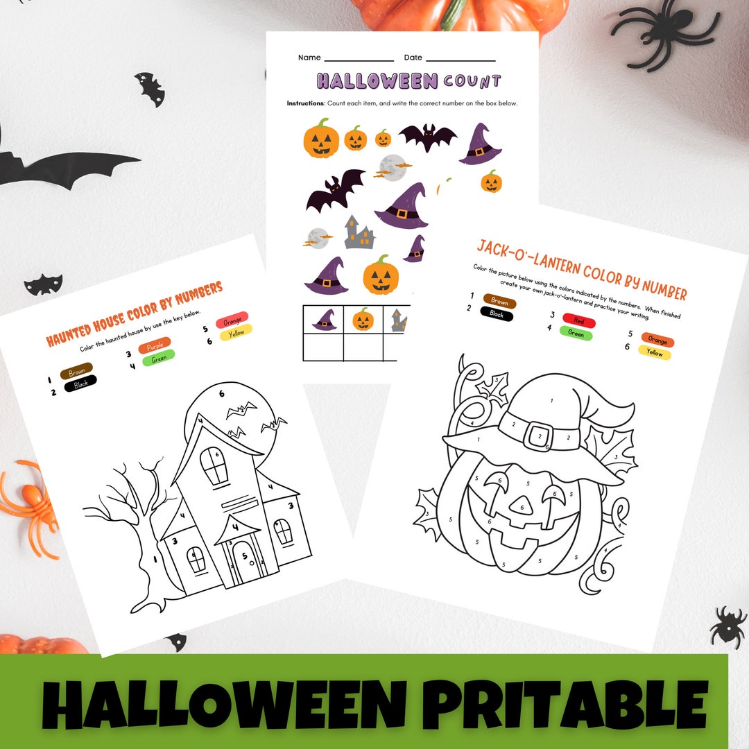 HALLOWEEN ACTIVITIES PRINTABLE| Halloween Activity Bundle| Printable ...